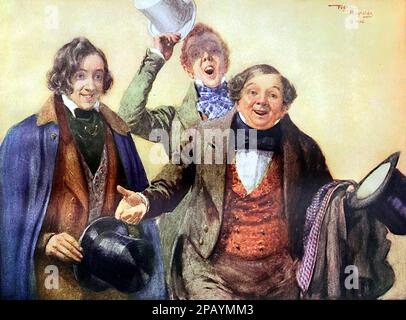 Charles Dickens Characters by Frank Reynolds for Buchanan's Whisky ...