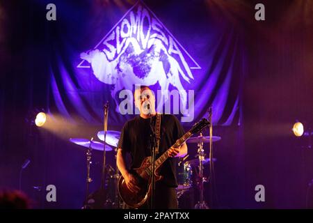 Oslo, Norway. 03rd, March 2023. The Norwegian tundra rock band Slomosa ...