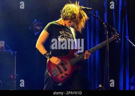 Oslo, Norway. 03rd, March 2023. The Norwegian tundra rock band Slomosa ...