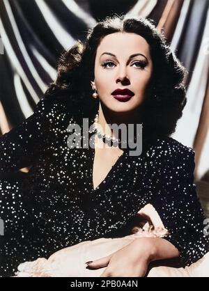 Actress Hedy Lamarr (MGM, 1944). Portrait Photo - publicity photo Stock Photo - Alamy