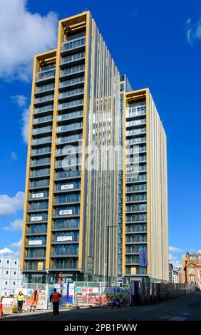 The New Victoria apartment complex nearing completion March 2023 ...