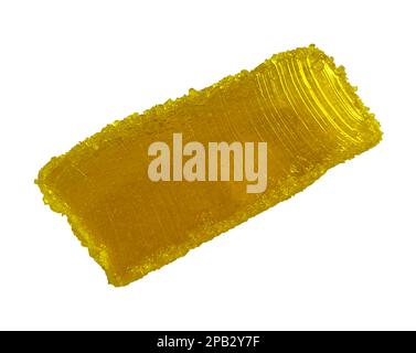 yellow jelly candies isolated on white Stock Photo - Alamy