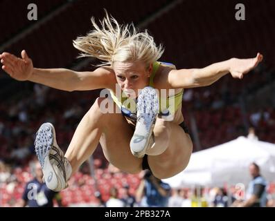 Germany's Bianca Kappler competes in the Women's Long Jump ...