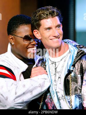 "Making The Band 4" contestant Donnie Klang, left, poses backstage with ...