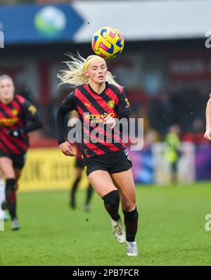 Chloe Kelly of Manchester City during the warm up ahead of the The FA ...