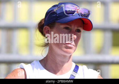 Laura Turner-Alleyne coaching at the European Athletics Championship ...