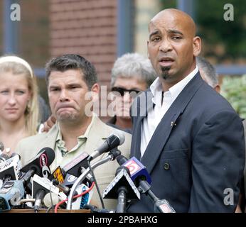 Station nightclub co-owner Jeffrey Derderian, second left, his wife ...