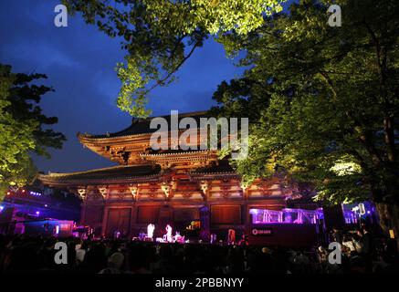 Japanese singer "UA" performs during the Live Earth concert at "Toji ...