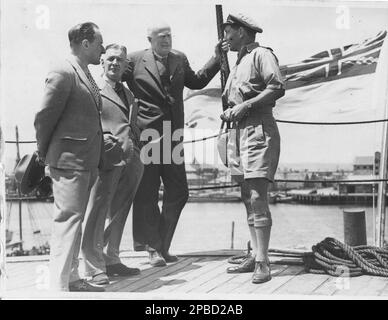 Deck of the HMAS Wyatt Earp. On 26 December 1947, a small, nondescript ...