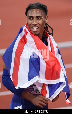Alex HAYDOCK-WILSON celebrating after winning a bronze medal in the ...