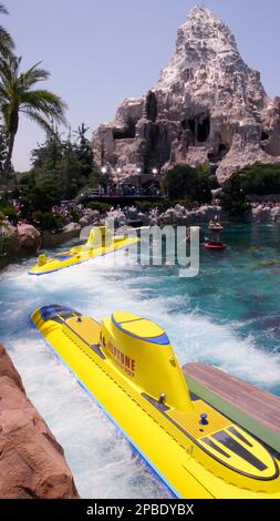 Submarine ride at Disneyland Stock Photo - Alamy