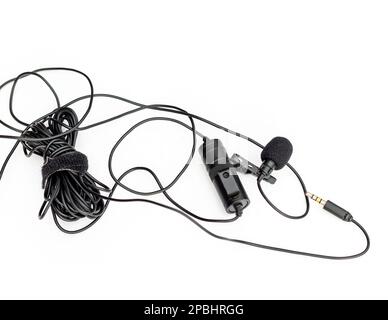 Boya by-m1 collar mic isolated on white background Stock Photo - Alamy