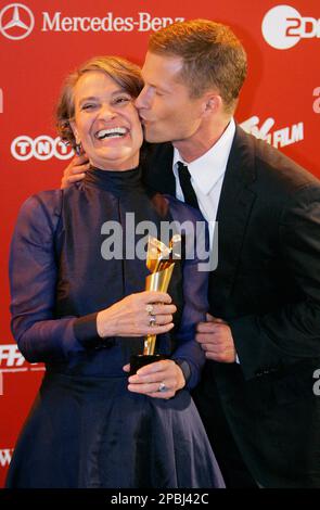 Schauspielerin Monica Bleibtreu in einer Bühnenrolle am Hamburger ...