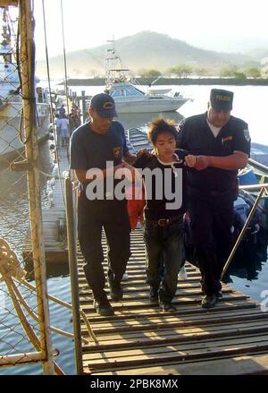 Costa Rican Coast Guard boat at Golfito Stock Photo - Alamy