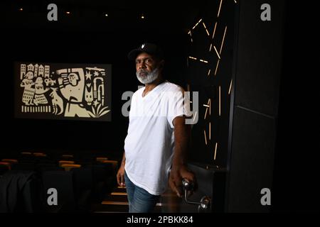 Australian actor and producer Tony Briggs poses for a photograph in ...