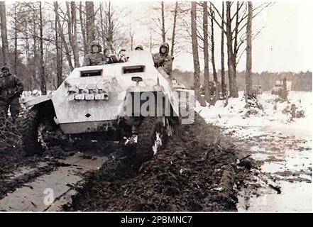 These German Vehicles [Sd.Kfz. 251 Halftracks] Were Destroyed By Dive ...