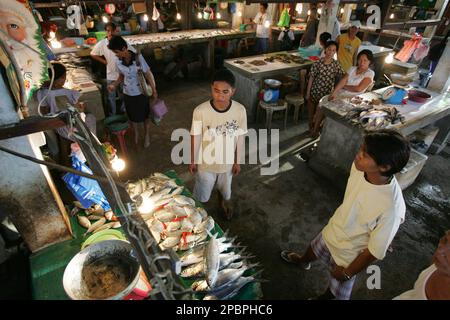 Fish Market, iloilo city, Philippines Stock Photo - Alamy