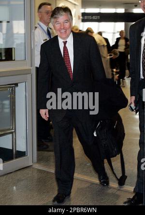 U.S. Rep. Martin Meehan arrives at Logan International Airport in ...