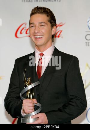 Actor Shia LaBeouf poses for photos with fans at the premiere of his ...