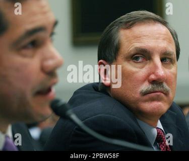 Daniel Bogden, U.S. Attorney for Nevada, right, and FBI Special Agent ...