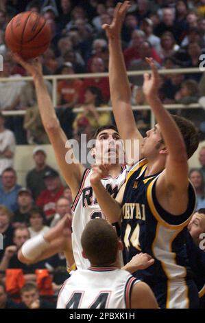 Upper Sandusky guard Jon Diebler takes a drink of water on the bench ...