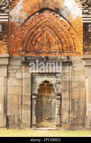Carvings on bricks Inside of Adina Mosque, Built in 1364-74 by Sultan ...