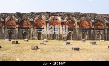 Inside Ruined View of Adina Mosque, Adina, West Bengal, India Stock ...