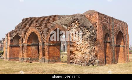 Inside Ruined View of Adina Mosque, Adina, West Bengal, India Stock ...