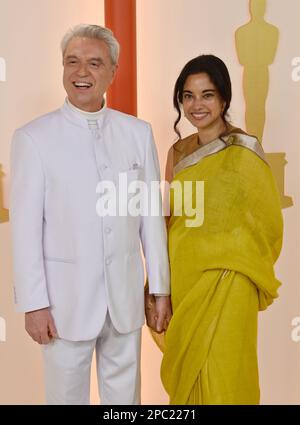 David Byrne and Mala Gaonkar Stock Photo - Alamy