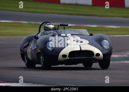 Max Girardo, James Cottingham, Lister Jaguar Costin, RAC Pall Mall Cup ...