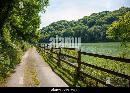 Slade Reservoir, Ilfracombe, North Devon, UK Stock Photo - Alamy