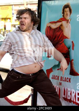 JACK BLACK POSTER, NACHO LIBRE, 2006 Stock Photo - Alamy