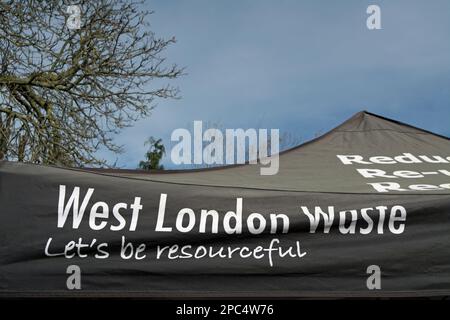 awning logo of west london waste, a statutory waste disposal authority ...