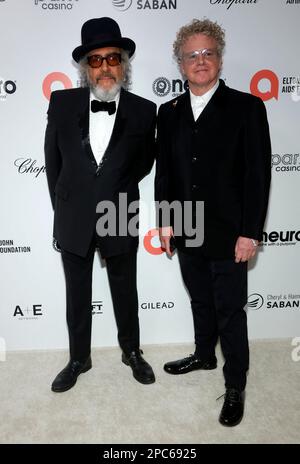 LOS ANGELES - MAR 12: Roger Lynch, Christina Baxter at the 2023 Vanity ...