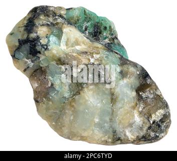 Rough emeralds - green Beryl (c6cm across Stock Photo - Alamy