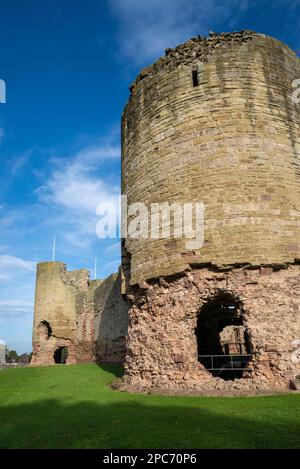 The South Tower at Rhuddlan Castle, Denbighshire, North Wales Stock ...