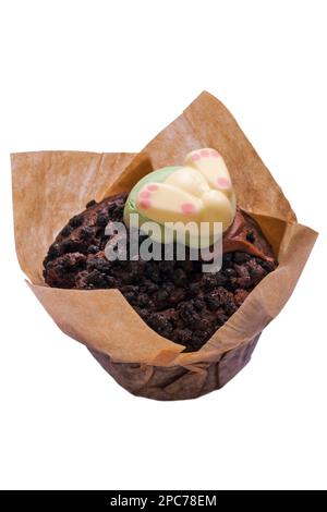 Bunny Bum muffin fresh from M&S in-store bakery isolated on white ...