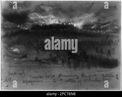 Sept. 19th. Crooks Corps storming to the fort. Battle of Opequon- 2nd ...