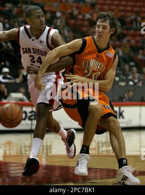 San Diego State's Mohamed Abukar (34) shoots over Indiana's Robert ...