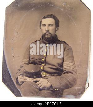 Unidentified soldier in Union sergeant's uniform Stock Photo - Alamy