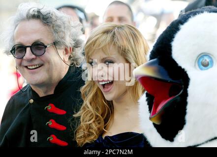 Robin Williams Happy Feet 2 Australian premiere at Hoyts cinema Sydney ...