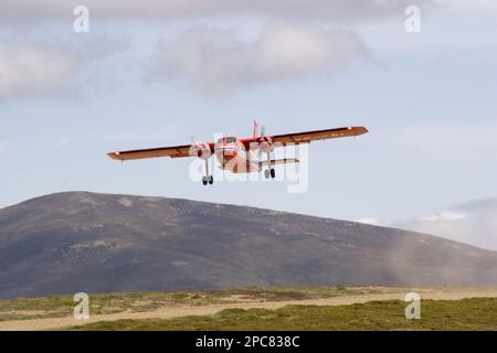 FIGAS aircraft the falkland air taxi Stock Photo - Alamy