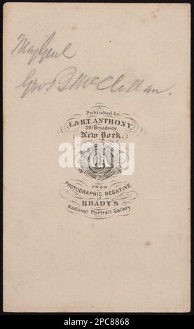 Major General G. B. McClellan and staff, Civil War Photographs 1861 ...