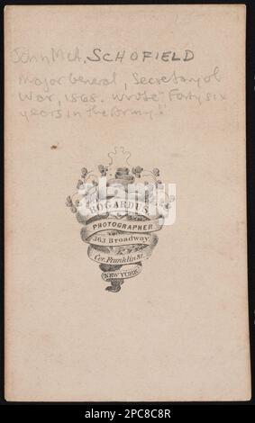 Major General John McAllister Schofield, three-quarter length portrait ...