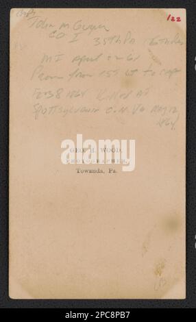Captain John M. Guyer of Co. I, 35th Pennsylvania Infantry Regiment in ...
