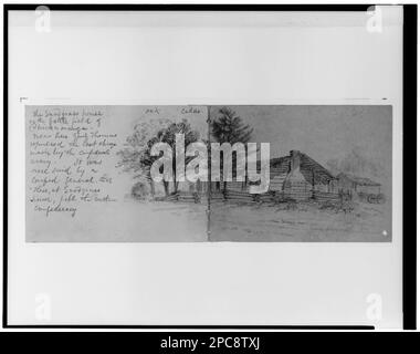 The Snodgrass House on the battlefield of Chickamauga. Near here Genl ...