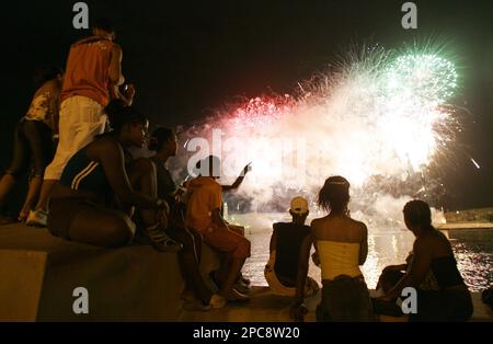 fireworks over Havana Stock Photo - Alamy