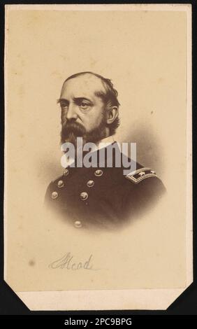 MAJOR GENERAL GEORGE MEADE (1815-1872) US Union Army officer Stock ...