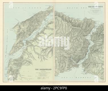 Bosphorus & Constantinople. Dardanelles & Troad. Istanbul. STANFORD ...