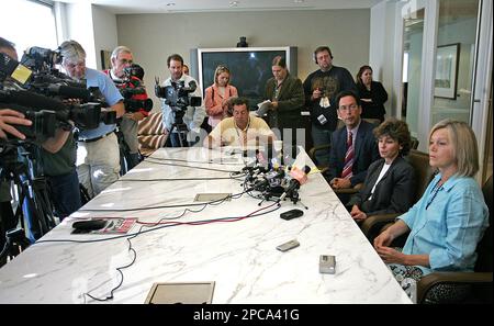 Victims of the 2003 Santa Monica Farmers Market crash hold a press ...